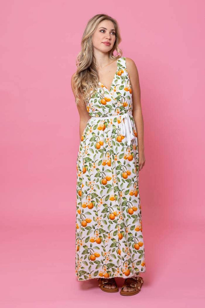 Buy Alison Dress Orange Lemon by Augustine online - Augustine