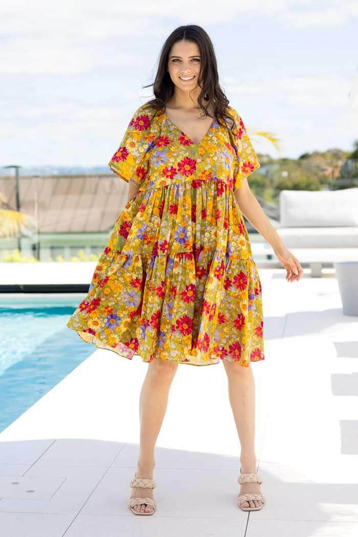 Ann Dress Sunflower – Augustine