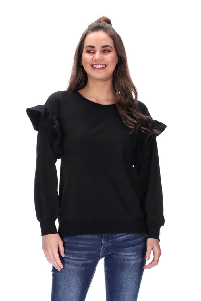Emily Sweater Black – Augustine