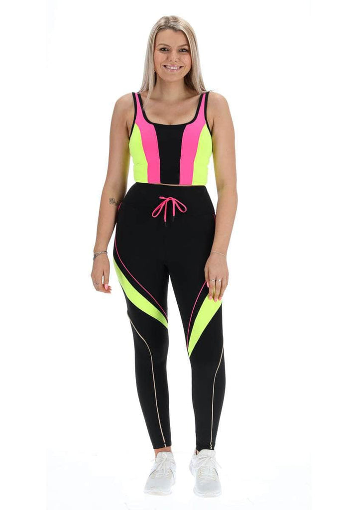 Buy Rewind Crop Yellow by Sweat Republic online - Augustine