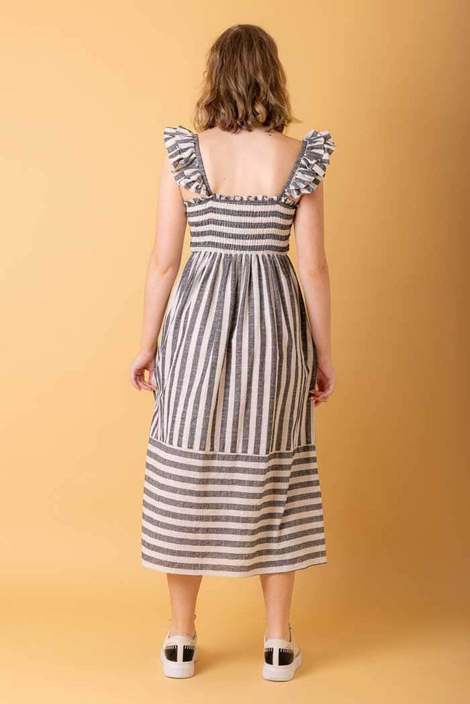 Buy Sofia Midi Dress Stripe by Amaya online - Augustine