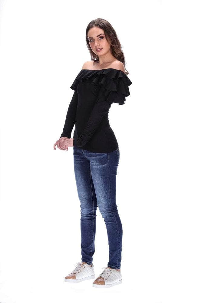 Buy Everly Top Black by Pretty Basic online - Augustine