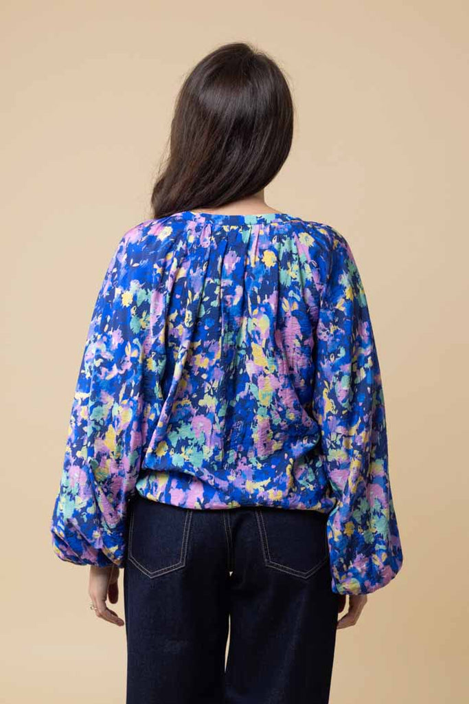 Buy Abigail Blouse Blue by Charlo online - Augustine