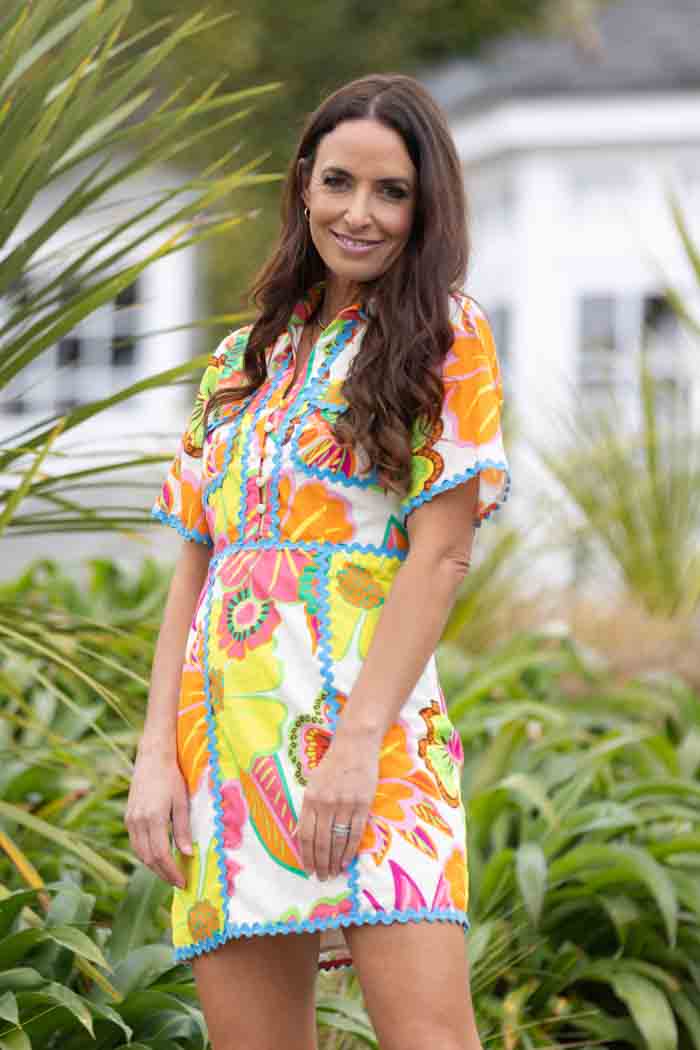 Lennon Mini Dress Floral – Augustine