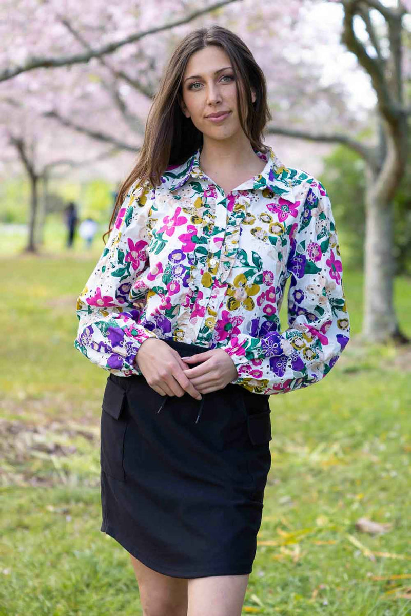 Celine Blouse Floral – Augustine