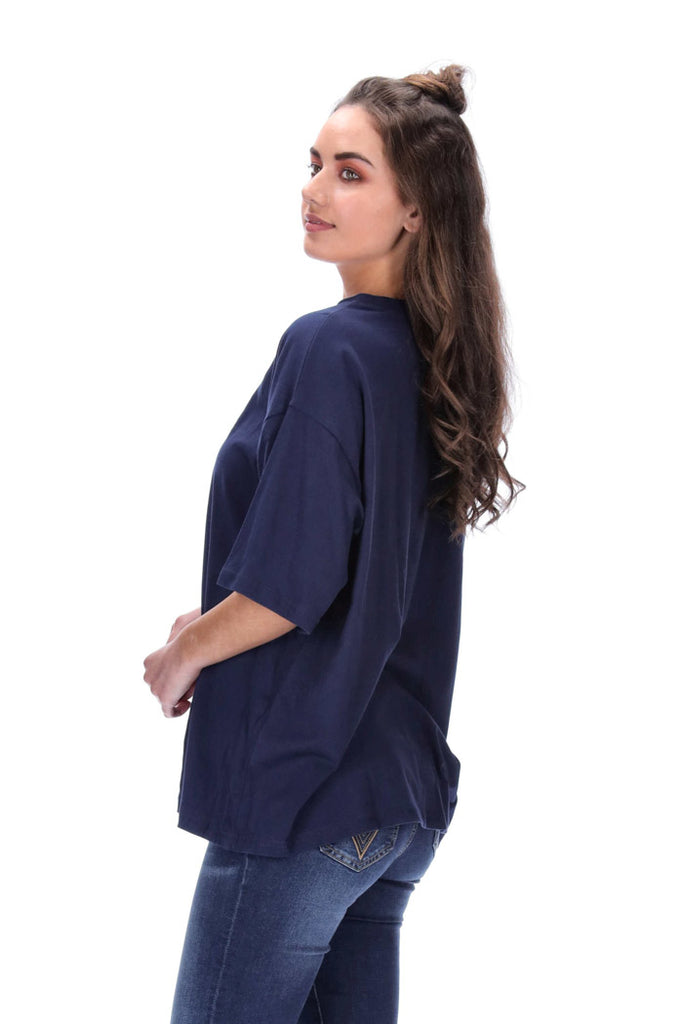 Buy Florence Tee Navy by Alaska Tees online - Augustine