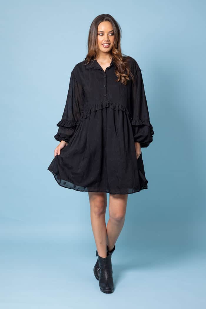 Loralee Dress Black – Augustine