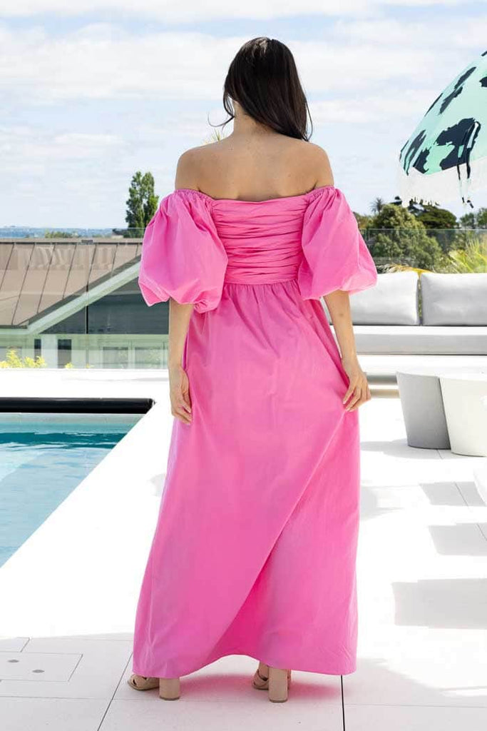 Buy Mari Maxi Dress Pink by Augustine online - Augustine