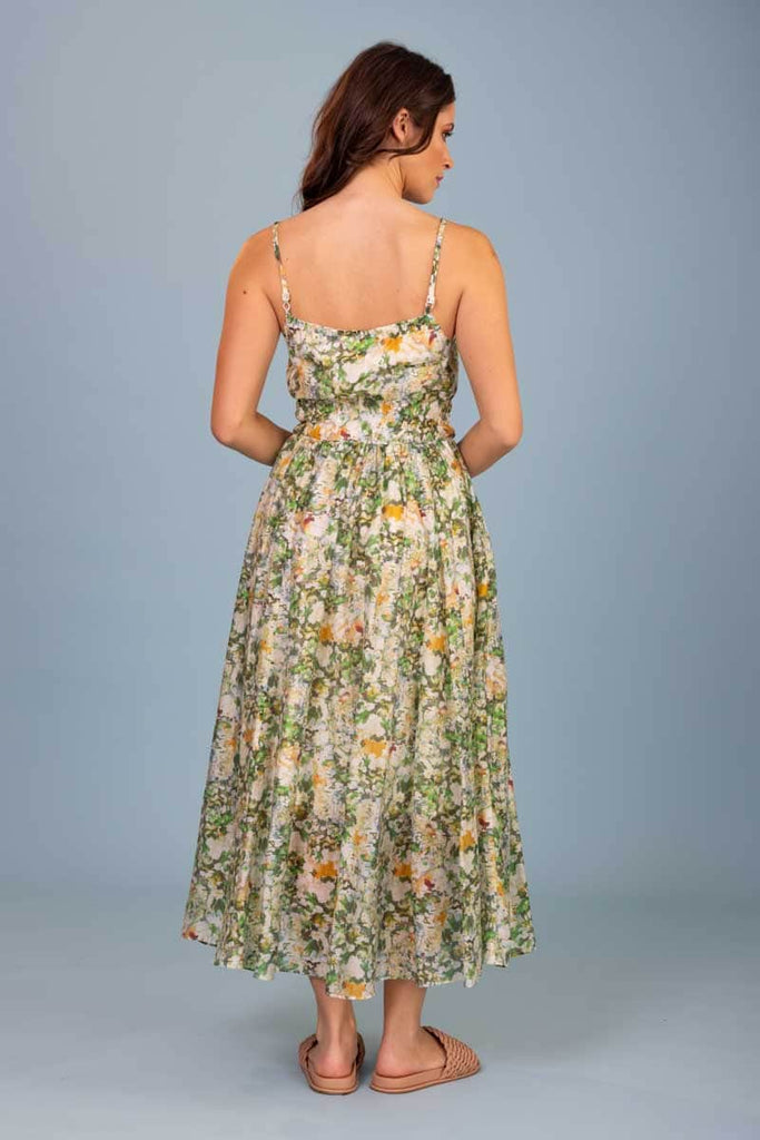 Buy Monet Dress Green by Amaya online - Augustine