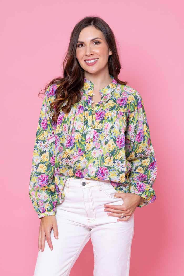 Vida Shirt Monet Floral – Augustine