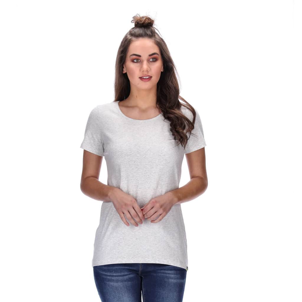 Mackenzie Tee Oatmeal Marle – Augustine