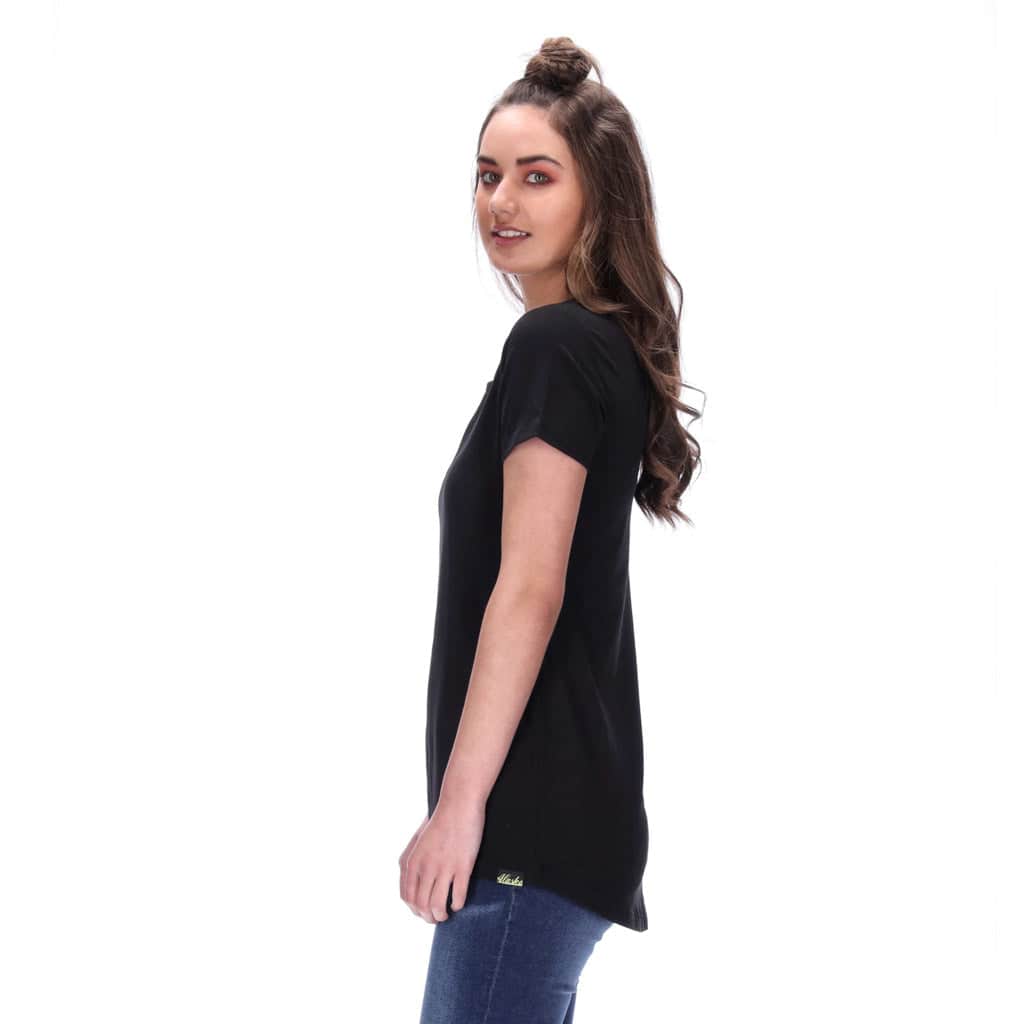 Buy Mackenzie Tee Black by Alaska Tees online - Augustine