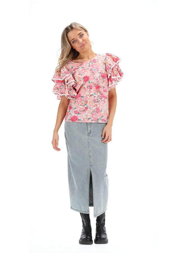 Buy Emily Denim Skirt by Charlo online - Augustine