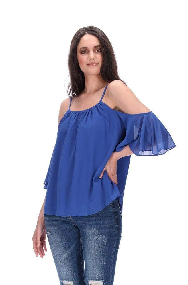 Buy Bristole Top Cobalt by Pretty Basic online - Augustine
