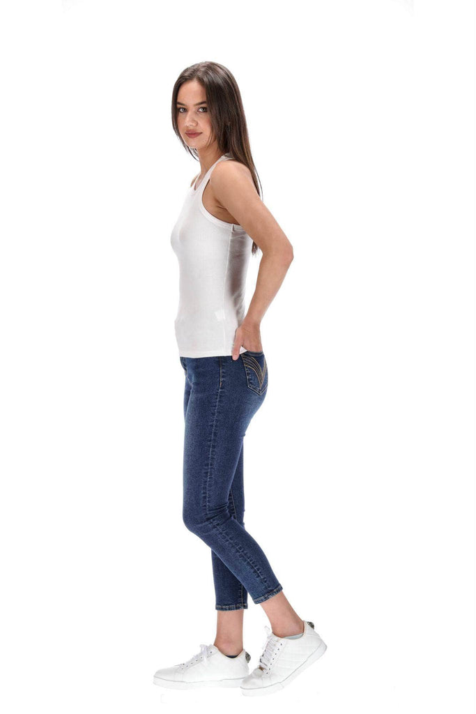 Buy Jordan Ribbed Tank Cream by Pretty Basic online - Augustine