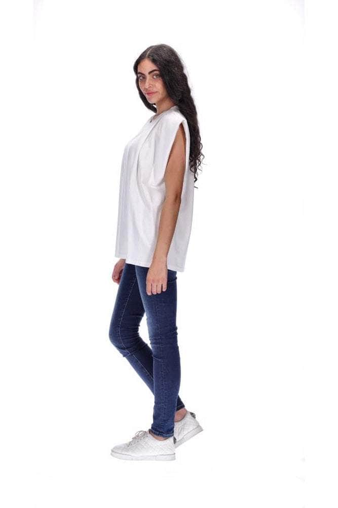 Buy Kinsley Top White by Pretty Basic online - Augustine