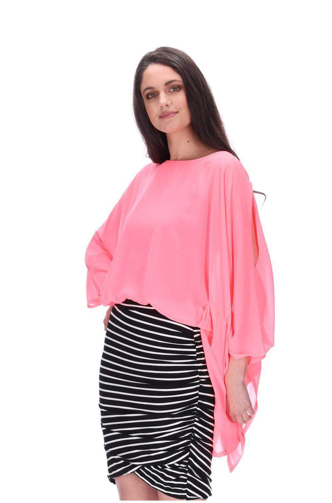 Buy Meow Skirt Long Black Stripe by Pretty Basic online - Augustine