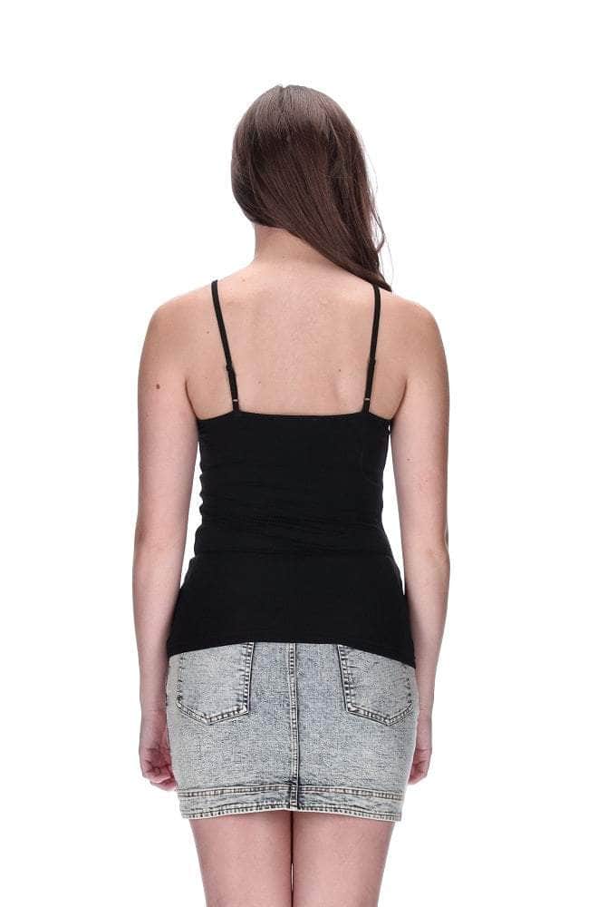 Buy Renee Singlet Black by Pretty Basic online - Augustine